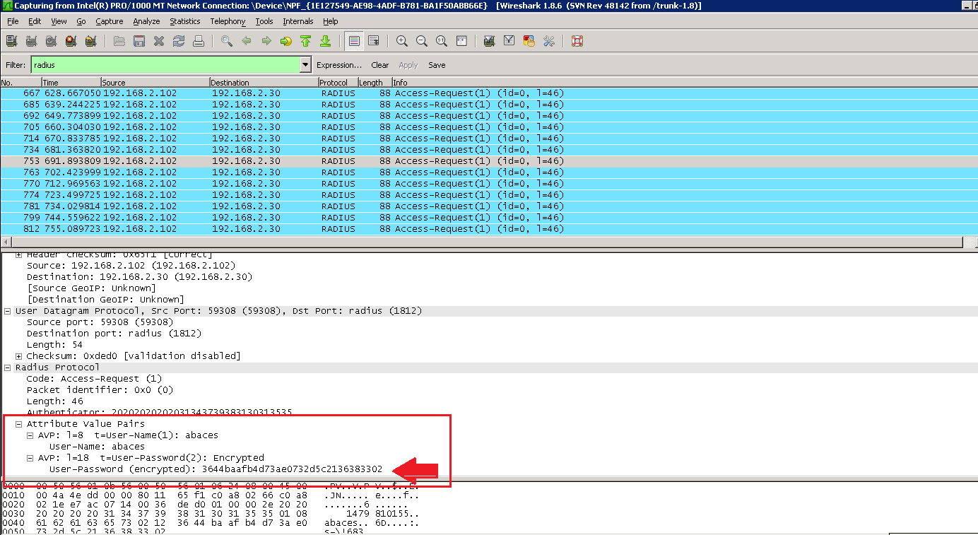 How to decrypt RADIUS traffic using Wireshark with RSA Authentication Manager | RSA Community