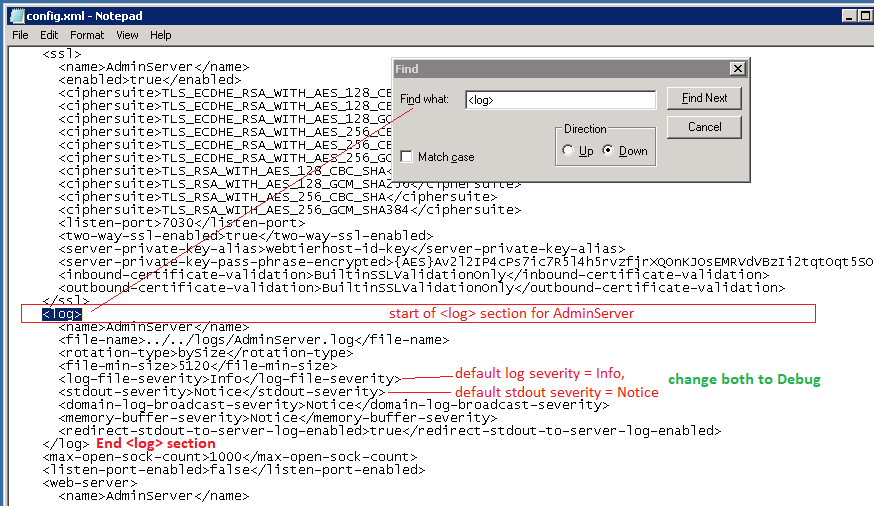 How to enable verbose / debug logging on Authentication Manager, AM Web Tier v. 8.x | RSA Community