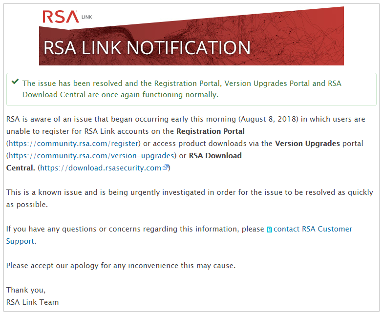 Error message "GetUserStatus() failed" when attempting to register for ...