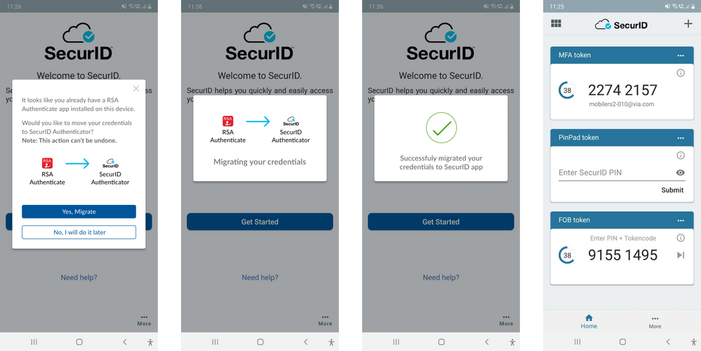 Coming in January 2023: Data Migration from RSA Authenticate App to RSA Authenticator App | RSA ...