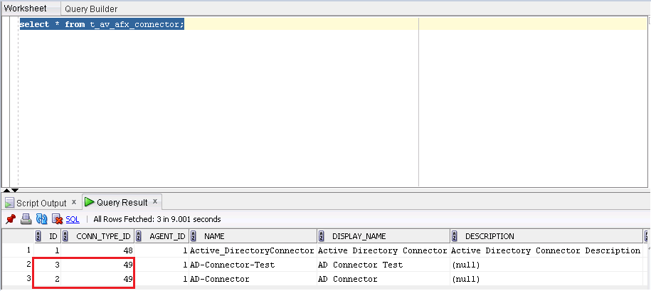 ORA-02292: integrity constraint (AVUSER.FK_CONN_PROP_TO_CONN_TYPE_PROP) violated - child record ...