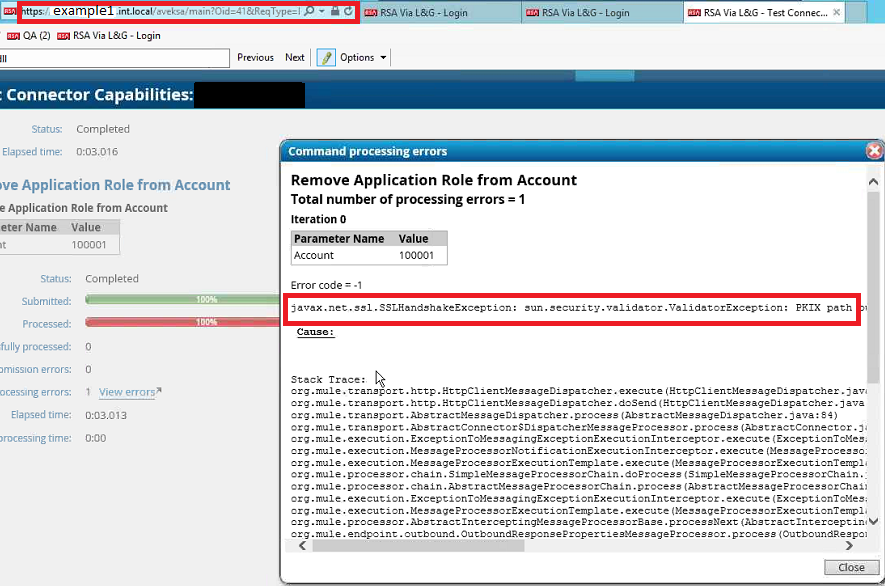 'javax.net.ssl.SSLHandshakeException: sun.security.validator.ValidatorException: PKIX path ...