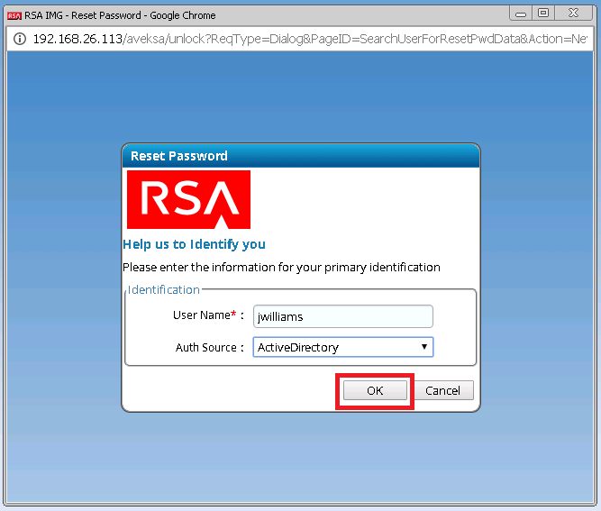 Enable password reset in RSA Identity Governance & Lifecycle | RSA Community