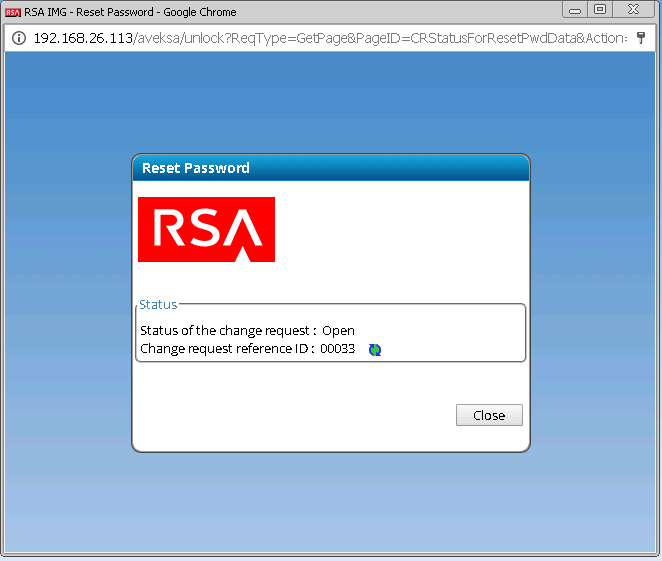 Enable password reset in RSA Identity Governance & Lifecycle | RSA Community