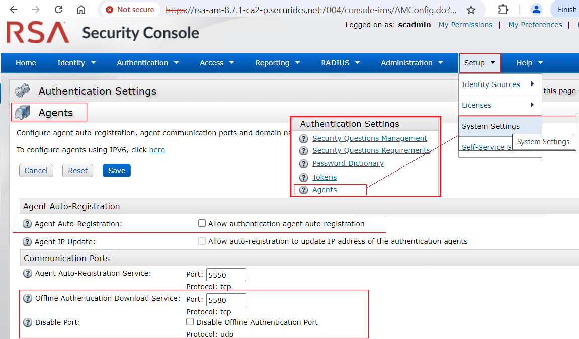 How to disable a weak certificate on TCP ports 5550 and 5580 (CVE-2004-2761, CVE-2005-4900 ...