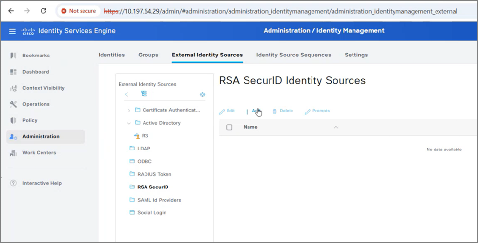 Cisco ISE 3.4 - Authentication Agent Configuration - RSA Ready ...