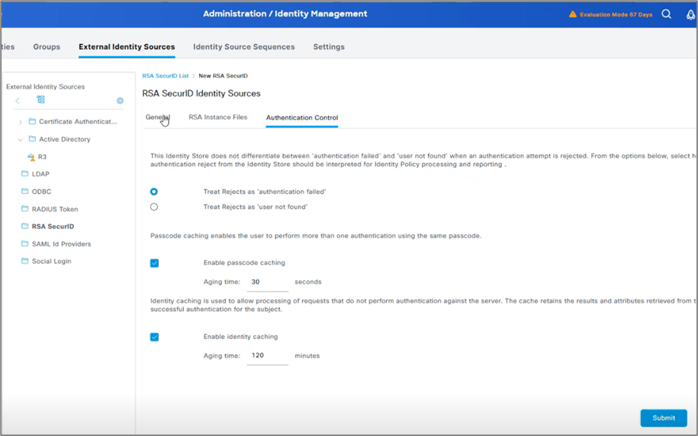 Cisco ISE 3.4 - Authentication Agent Configuration - RSA Ready ...